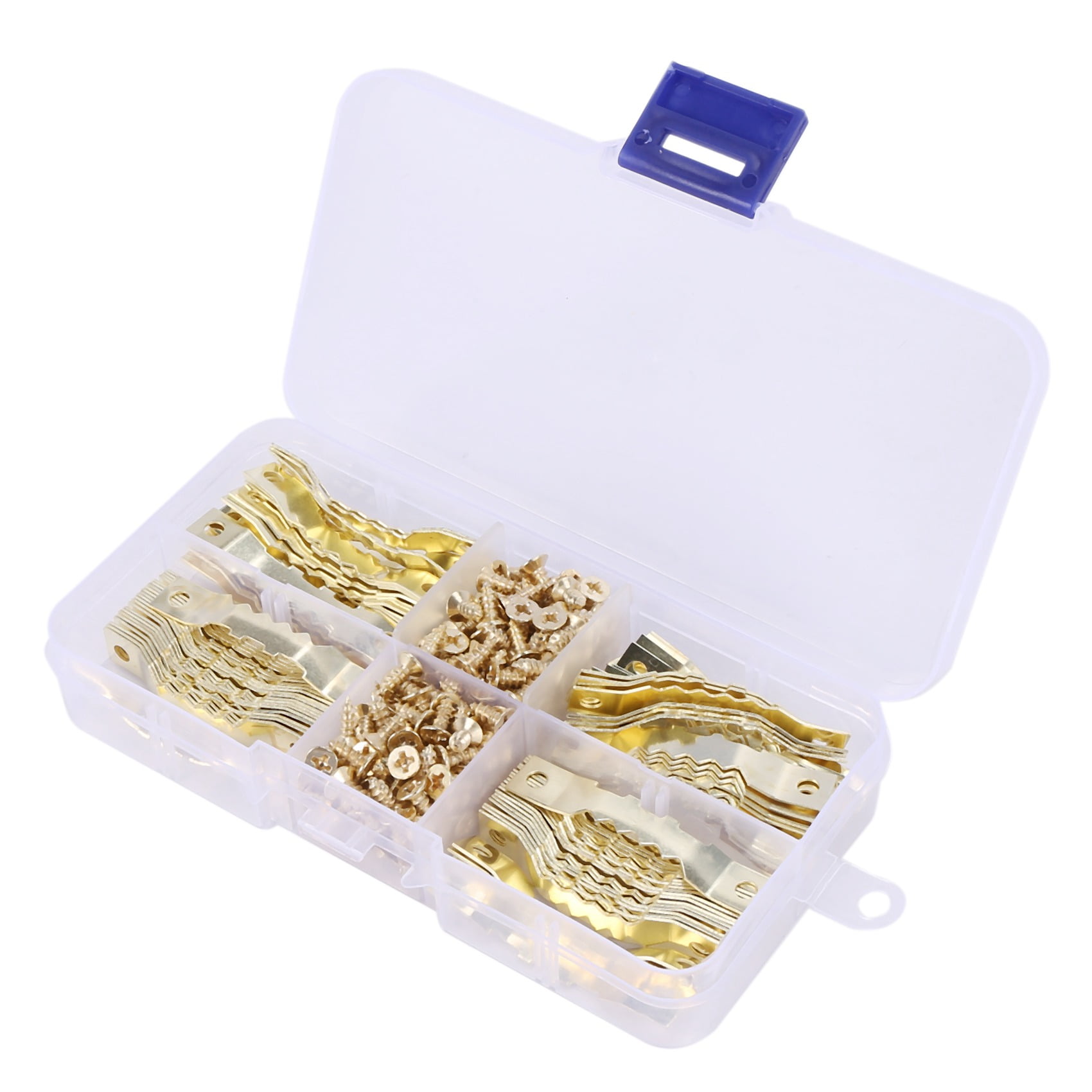Click here for Unbranded 100 Sets Golden Saw Tooth Picture Frame... prices