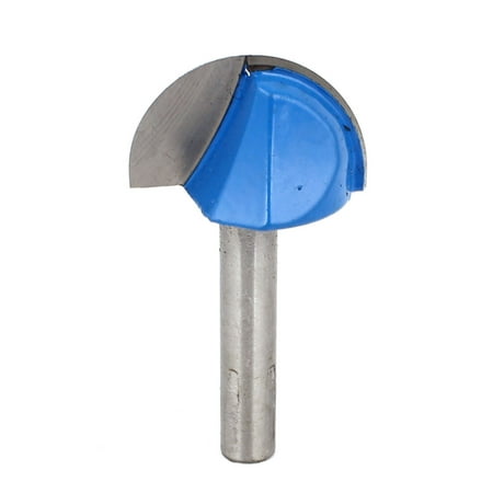 Carpenter Woodworking Tool 2 Flutes Straight Shank Core Box Router Bit ...