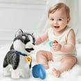 Dtchengua Remote Control Robot Dog Toy - Interactive Motorized Plush ...