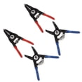 4-Piece Universal Mini Snap Ring Plier Set - Heavy Duty Spring-Loaded ...