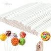 Setterstix Paper Sucker Sticks Lollipop Cake Pop Sticks 100, 4" x 1/8 ...