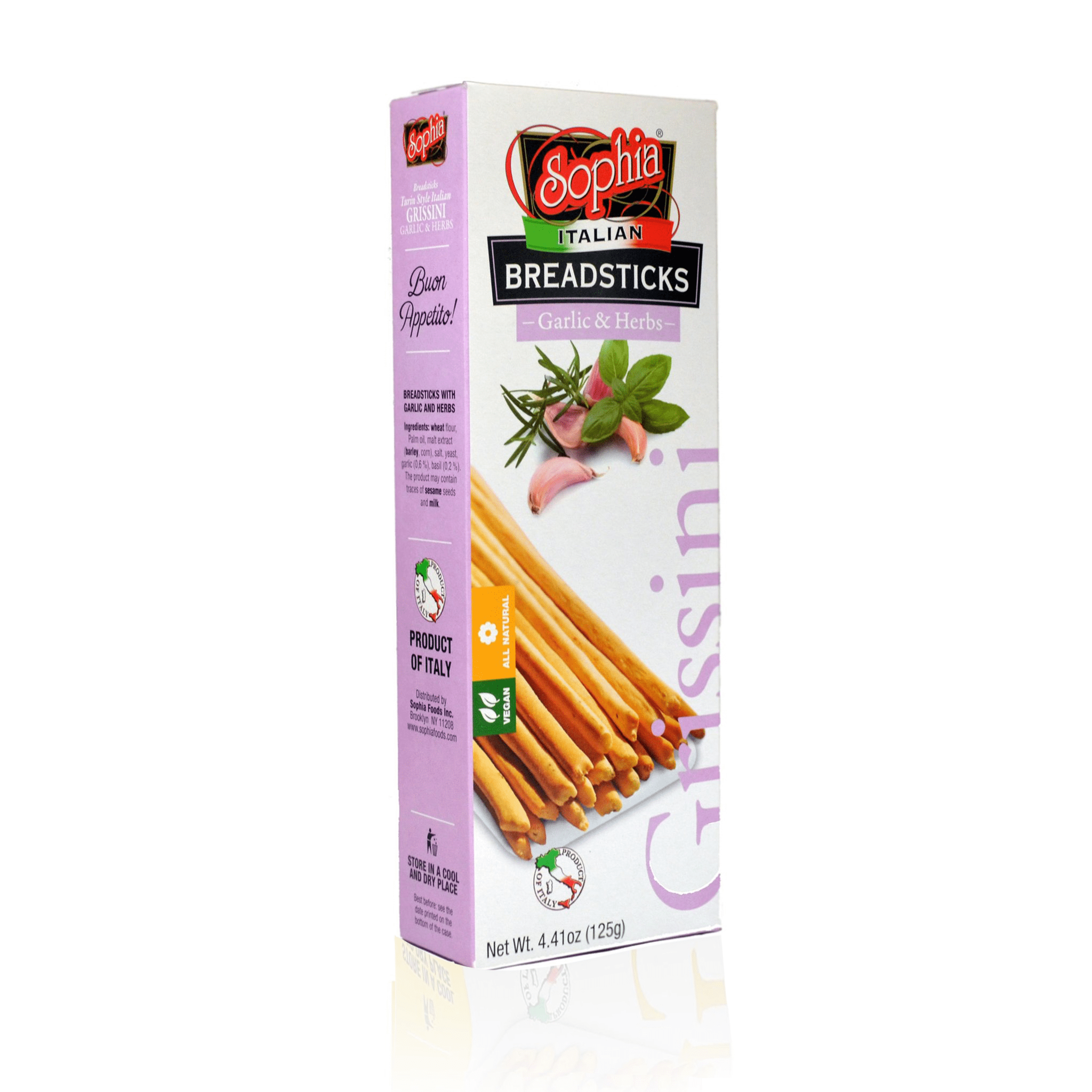 Sophia Bread Sticks "Grissini" - Garlic - Walmart.com
