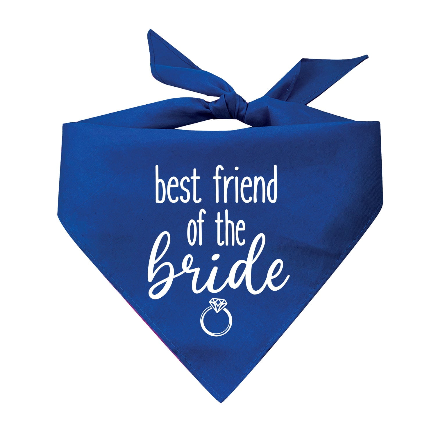 Best Friend Of The Bride Wedding Triangle Dog Bandana - Walmart.com