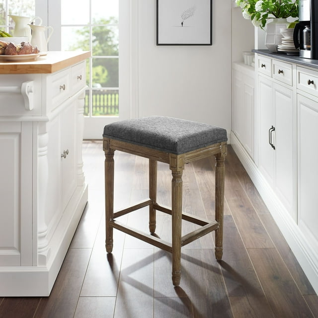 Linon Brianna Backless 24 inch Counter Stool, Multiple Colors - Walmart.com