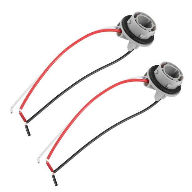 Unique Bargains 1157 7528 BAY15D Wiring Harness Sockets for Turn Signal ...