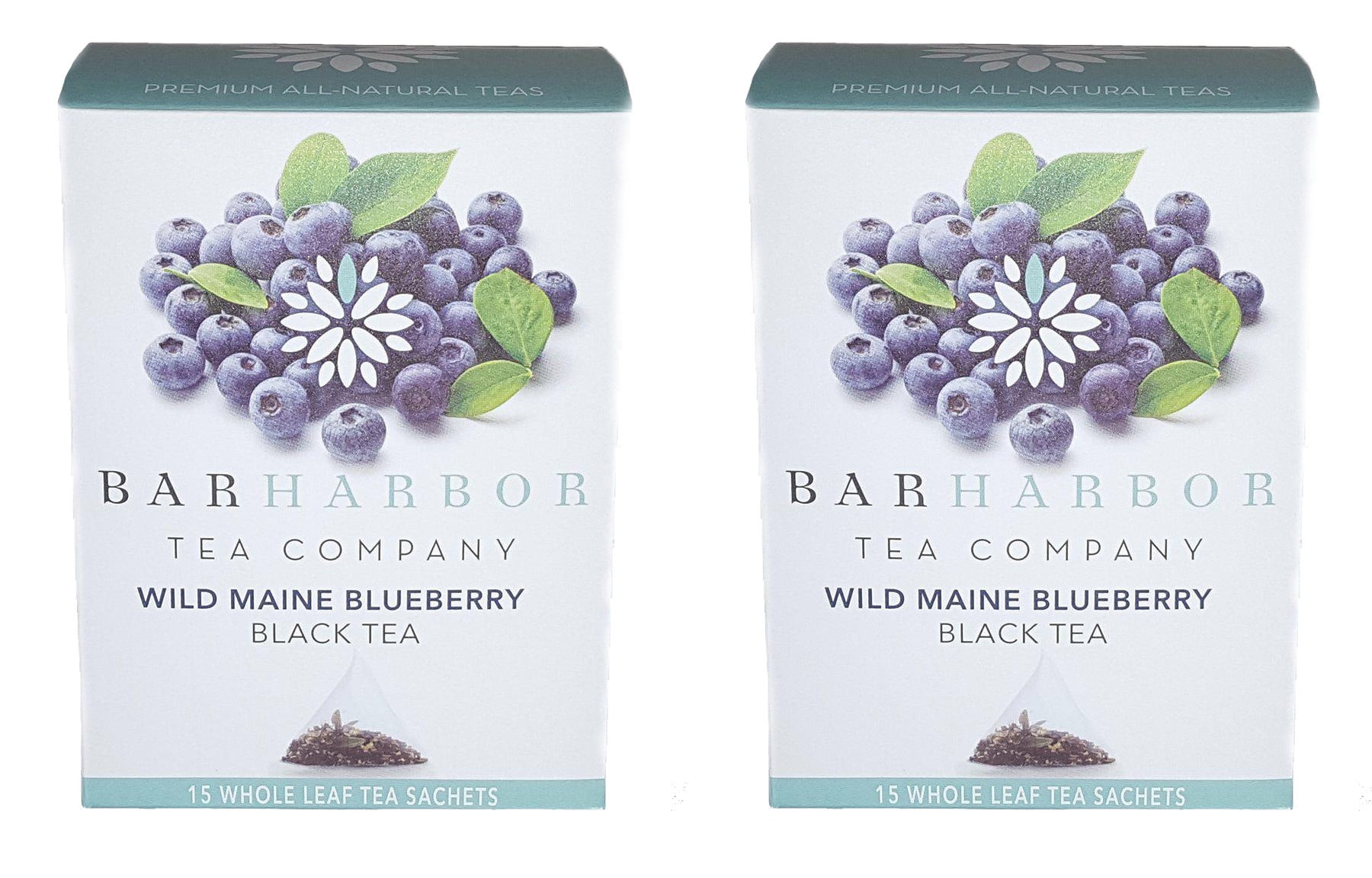 Bar Harbor Tea Company Wild Maine Blueberry Black Tea - 2 pack, 30 ...