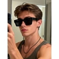 6pcs Multi-Color Geometric Full-Frame Plastic Glasses – Modern ...