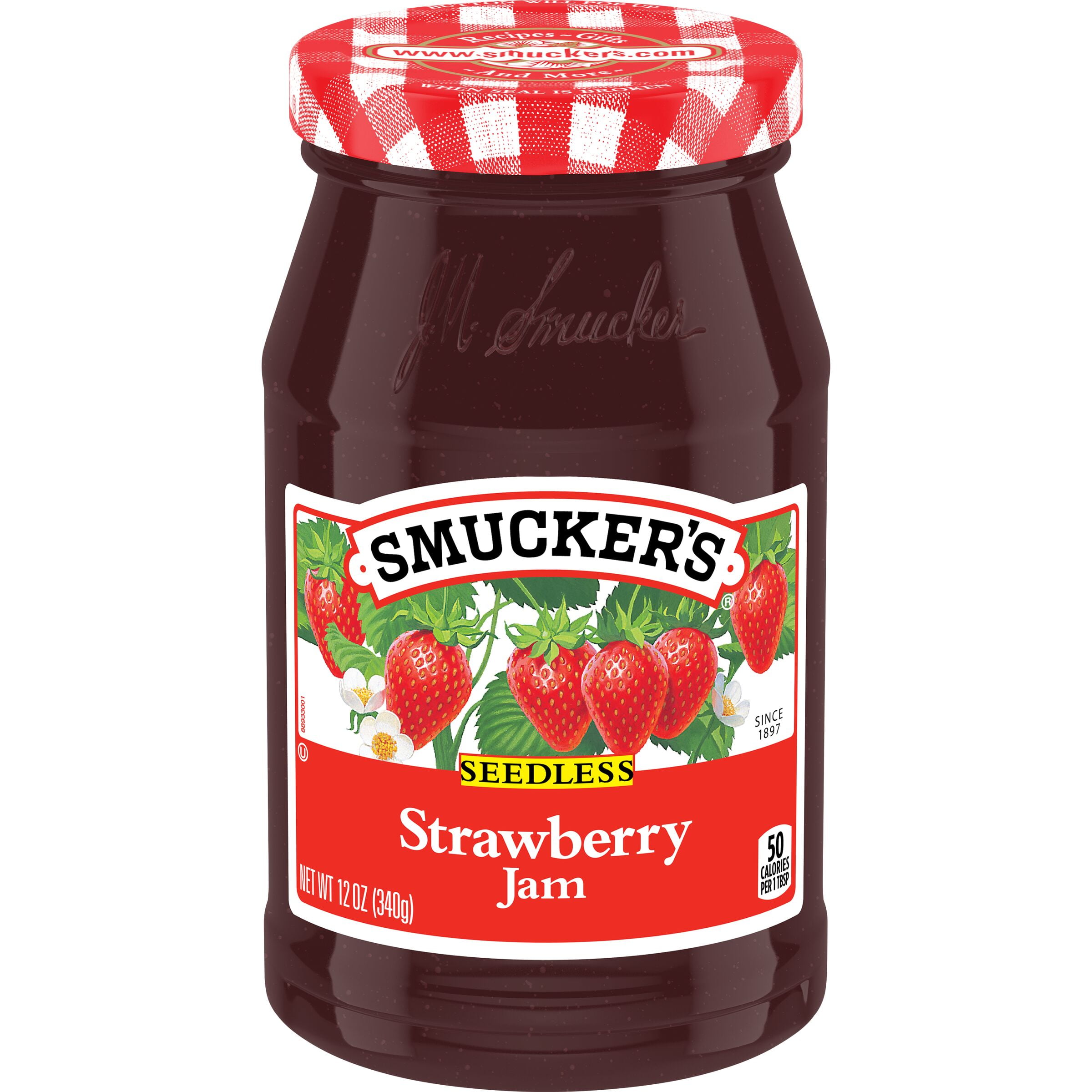 Smucker's Seedless Strawberry Jam, 12 Ounces - Walmart.com