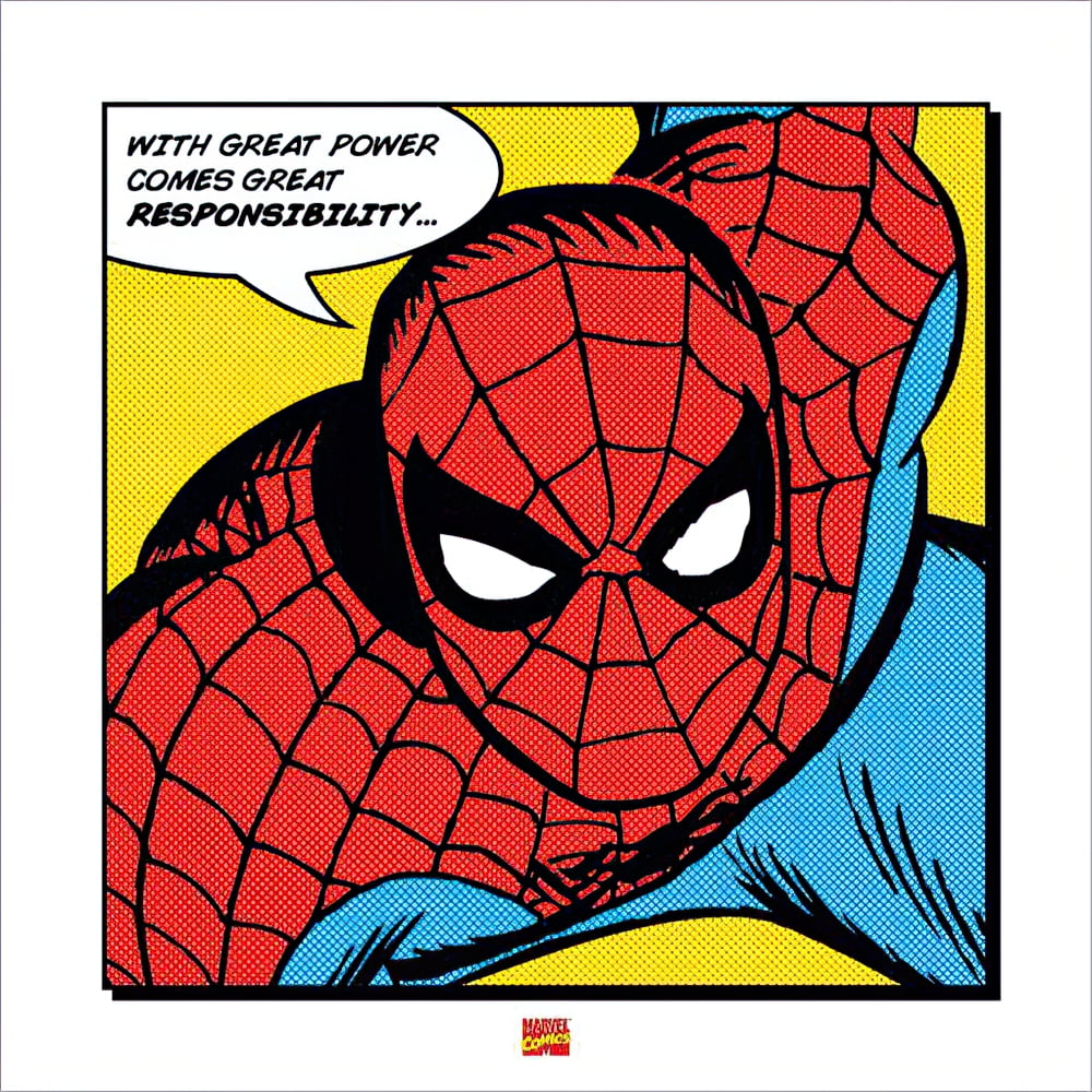 Spiderman Comic Quotes