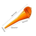 2x Universal Truck Engine Oil Funnel Adjustable Filling Spout Pour Tool ...