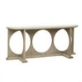 Console Table w/Faux Concrete/Stone Top in Gray Finish by Pulaski ...