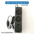 Osfvolr USB Mini Speaker for PC TV 5W S300 with Power Amplifier 5V USB ...