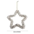 4th of July Hanging Star Decorations, 2 Pack Plastic Patriotic ...