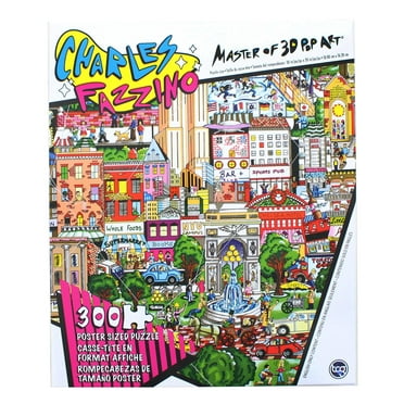 Charles Fazzino Pop Art New York City 300 Piece Poster Sized Jigsaw ...