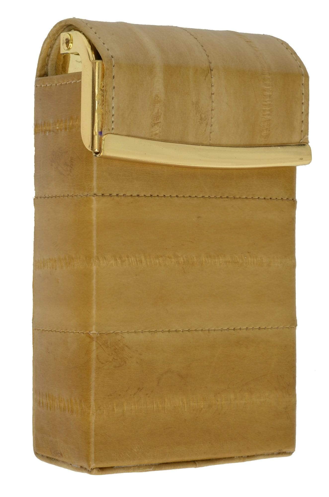 Eel Skin Genuine Leather Sliding Cigarette Case Wallet E 131 - Walmart.com