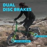 EUY 20" Fat Tire Folding Electric Bicycle for Adults,750W Motor 48V20Ah ...