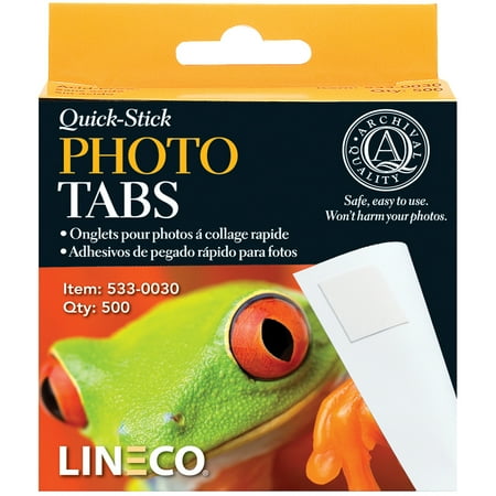 Quick-Stick Photo Tabs 500/Pkg-.5" | Walmart Canada