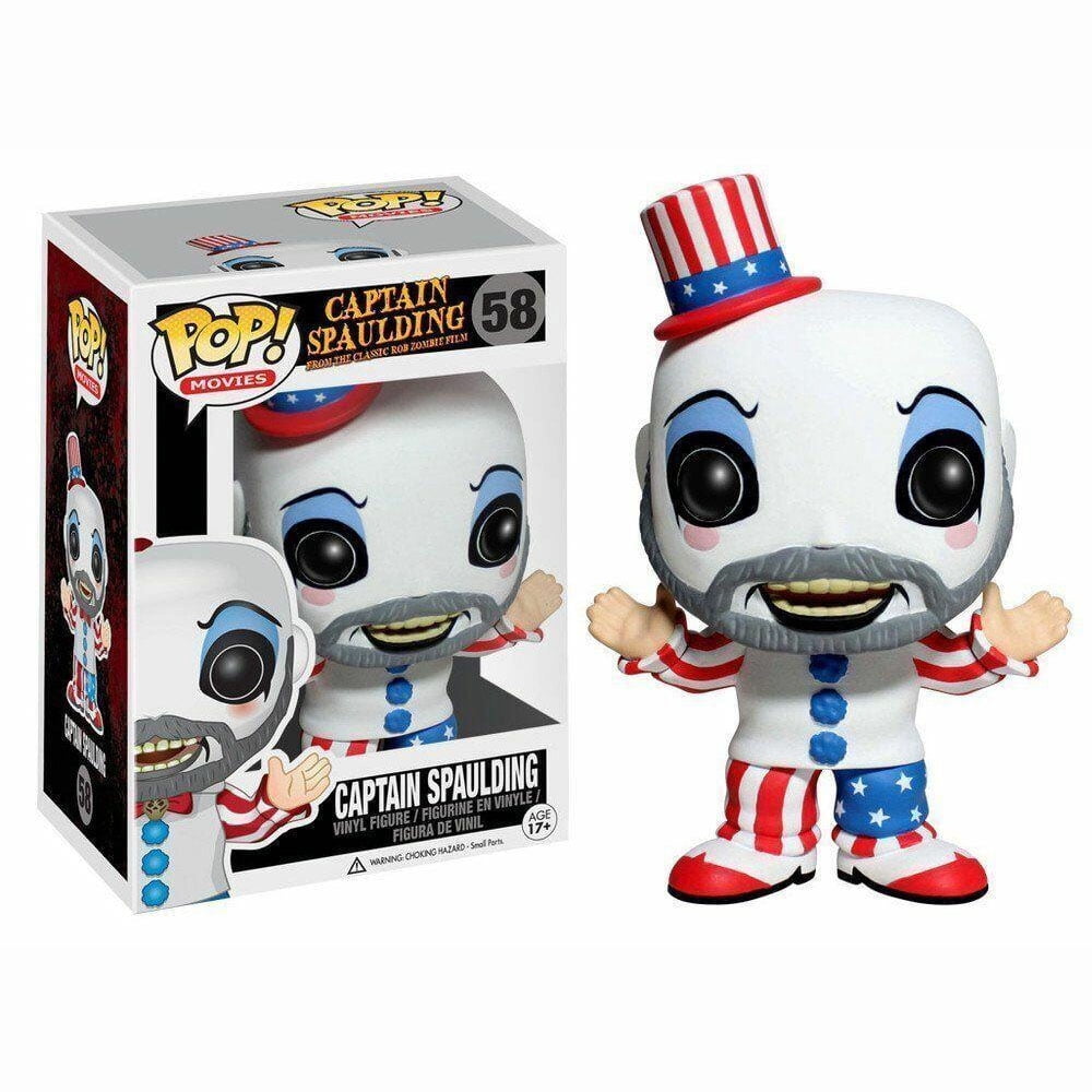 Funko Pop Movies Captain Spaulding #58 Vinyl Action Figures Dolls Gift ...