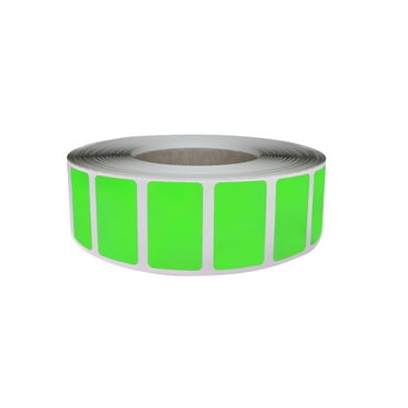 Royal Green Colored Code Labels 0.375 inch Round Dot Sticker 3/8 Circle ...