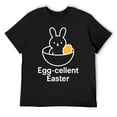 Bunny Bowl Men's HD Print Classic Short Sleeve T-Shirts Black Medium ...