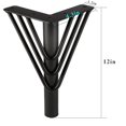 12 Inch Furniture Leg Gold Triangle Shaped Hairpin Table Feet 4pcs ...
