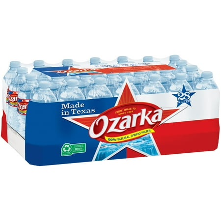 OZARKA Brand 100% Natural Spring Water, 16.9-ounce plastic bottles ...
