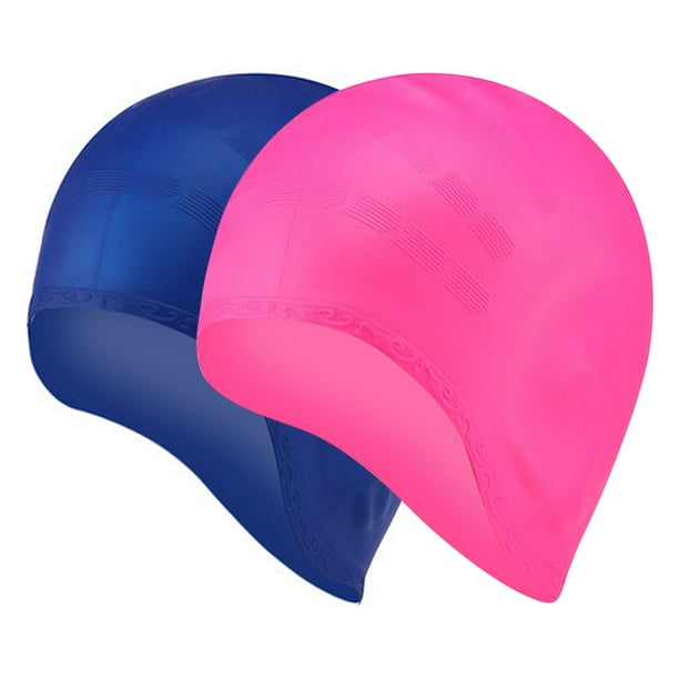 2-piece ear protection swimming cap waterproof silicone swimming cap ...