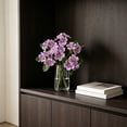 Artificial Hydrangea Bouquet 6 Stems 18 Blooms Mini Faux Flowers for ...