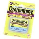 Dramamine Children's Chewable Motion Sickness Relief Tablets, Grape ...