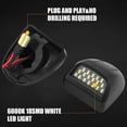 Super Bright 36 LED License Plate Light, 12V Plug and Play License ...
