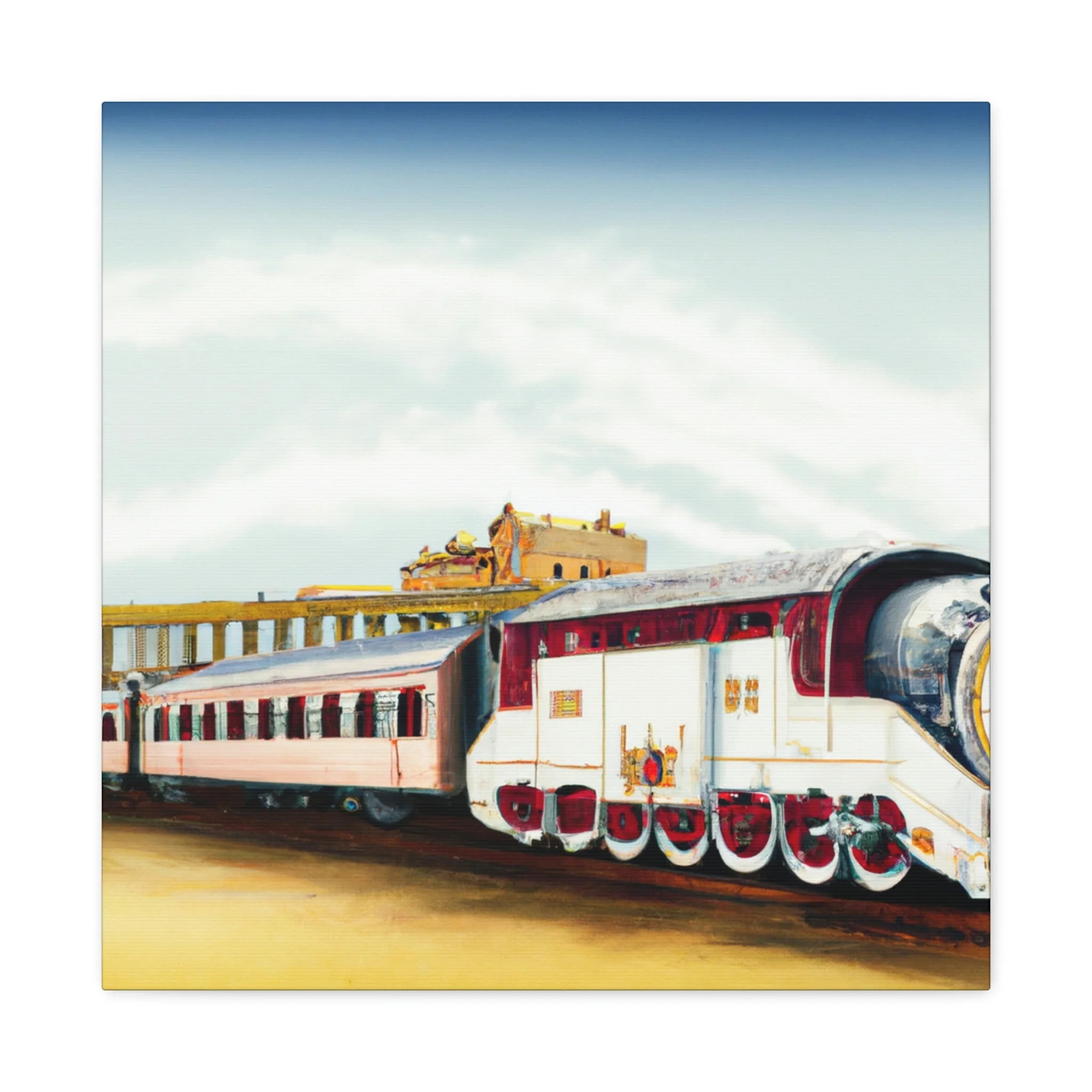 Railroads of Renaissance Times - Canvas - Walmart.com