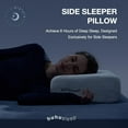 Cube Pillow for Side Sleeper with Firm Layer, Cooling Memory Foam ...