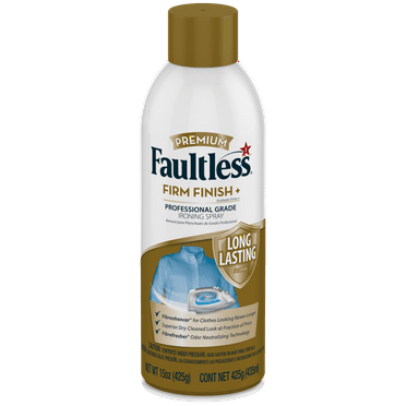Faultless Premium Luxe Finish Ironing Spray Pro Grade, 20 oz Can ...