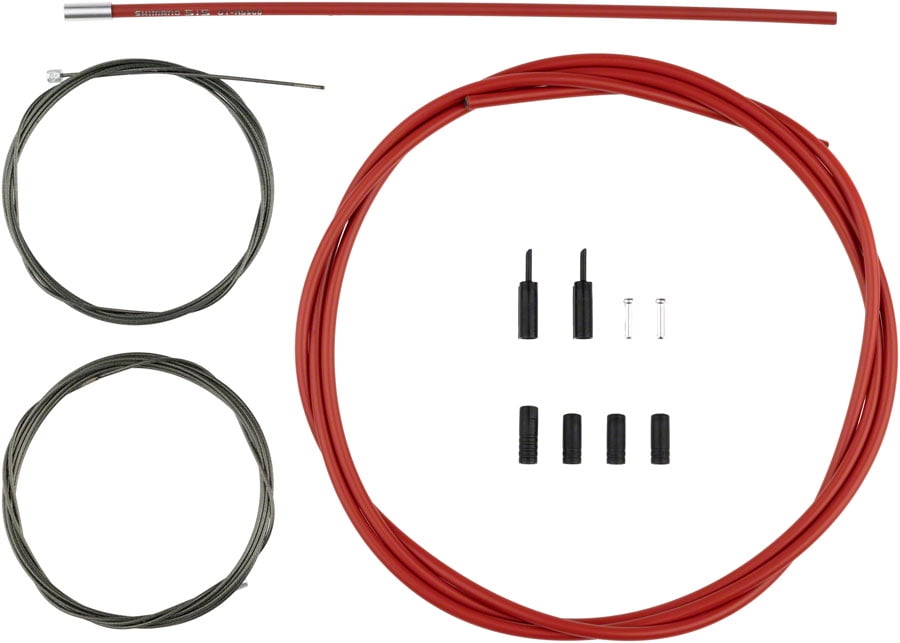 Shimano 105 R7000 OPTISLICK Shift Cable Set - Red - Walmart.com