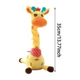 Singing Dancing Giraffe Plush Toy with Repeat Function,Interactive ...