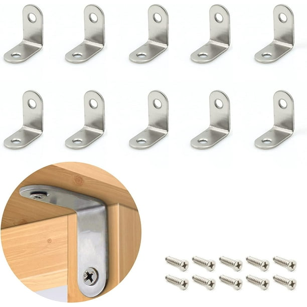 nipocaio Right Angle 90 Degree Stainless Steel Bracket—L Shaped Corner ...