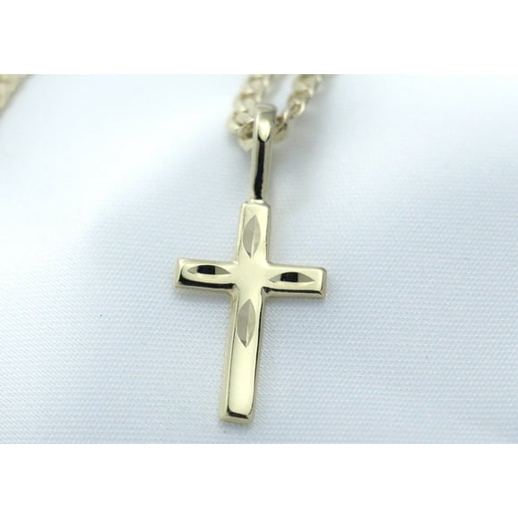 14k Gold Chain Cross