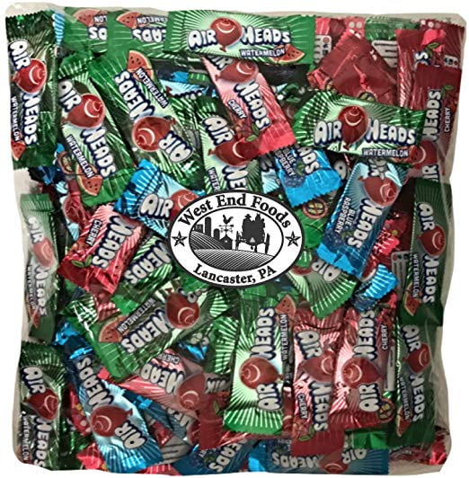 Assorted Bulk Sweet Candy of Airheads Mixed Flavors: Cherry, Blue ...
