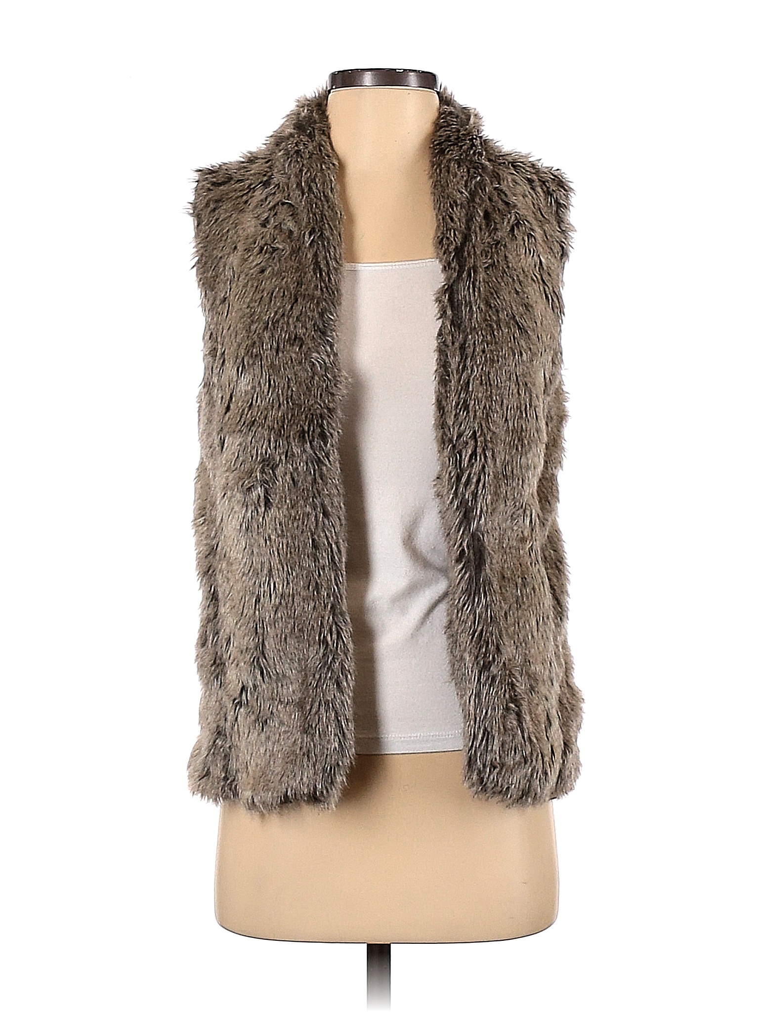Pre-Owned Sebby Collection Women's Size S Faux Fur Vest | atelier-yuwa ...