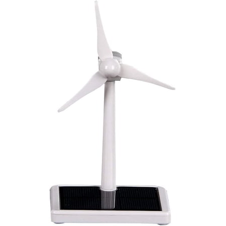 Dyfrio Solar Windmill Desktop Wind Turbine Model Solar Powered Wind ...