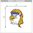 Bald Eagle Mullet Vinyl Sticker, 5 Inch, Indoor/Outdoor - Walmart.com