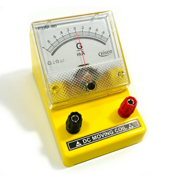 Eisco Labs Moving Coil Meters, DC, Galvanometer 1 - 0 - 1 mA - Walmart ...