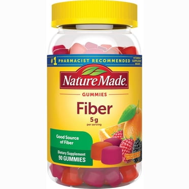 Nature Made Fiber 6 g Gummies, 90 Count - Walmart.com