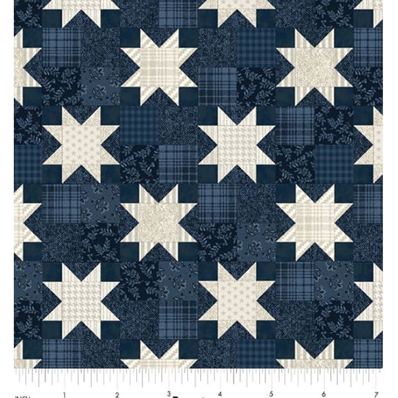 Cotton American Valor Patriotic USA Pride Quotes Freedom Stars Benartex ...