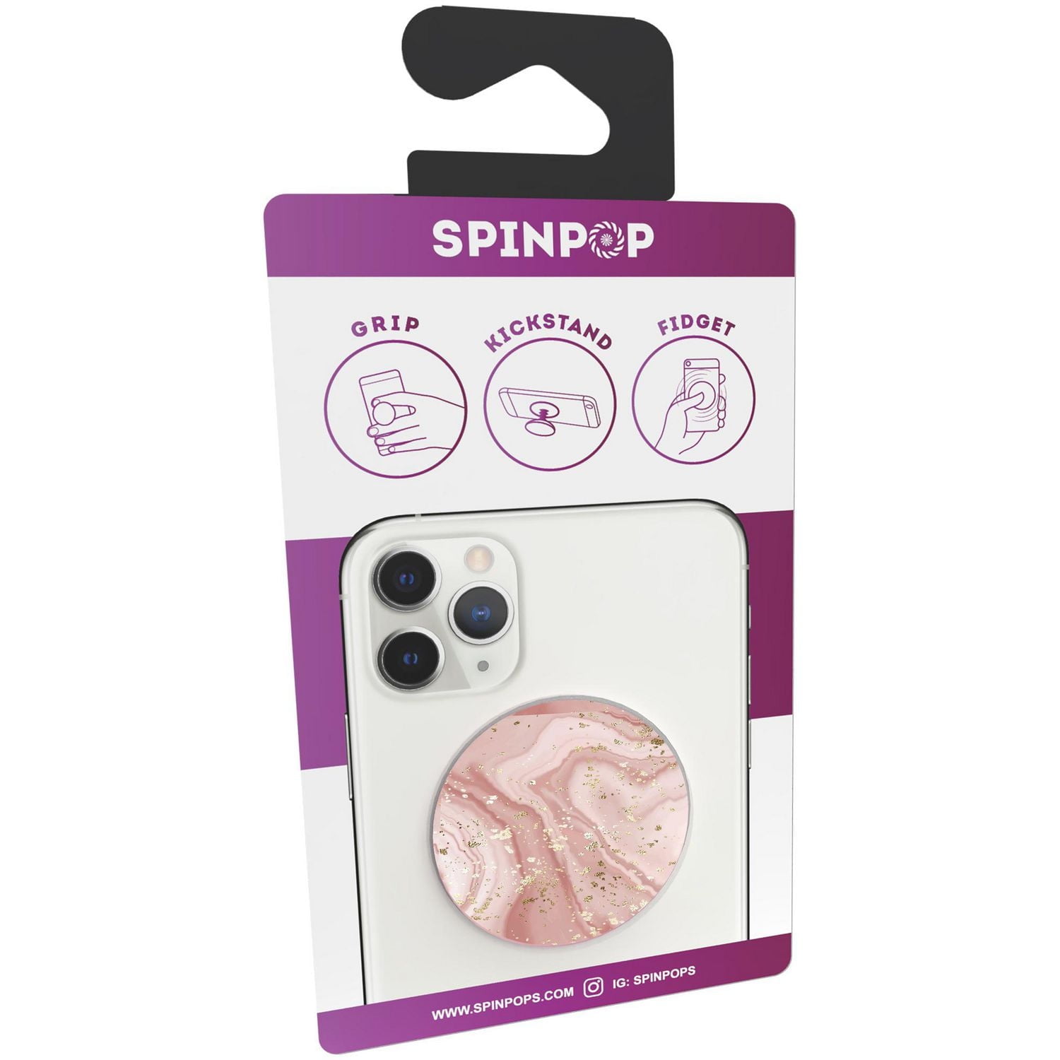 Click here for Spinpop Classic Phone Grip - Marble prices