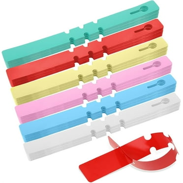 KALLORY 1200pcs Tree Tags: Colors Adjustable Plastic Garden Labels ...