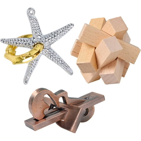 AIMTYD3pcs Brain Teaser Puzzles Educational Toys for Party Favor ...