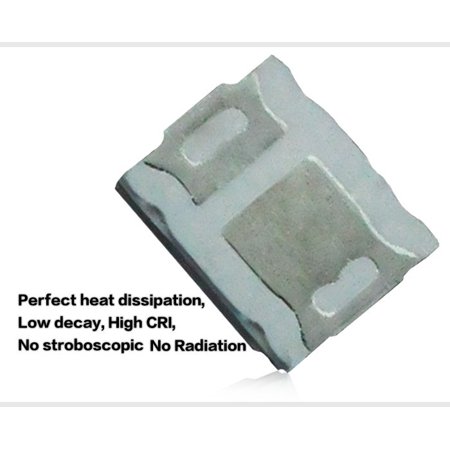 Electronic 100 Pcs SMD LED 2835 White Chip 1W 3V Ultra Bright SMT PCB ...