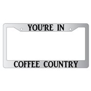 Powered By Coffee License Plate Tag Frame, Multiple Colors - Walmart.com