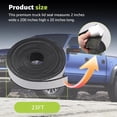 23FT EPDM Rubber Camper Shell Seal, Universal Truck Cap Seal Strip for ...